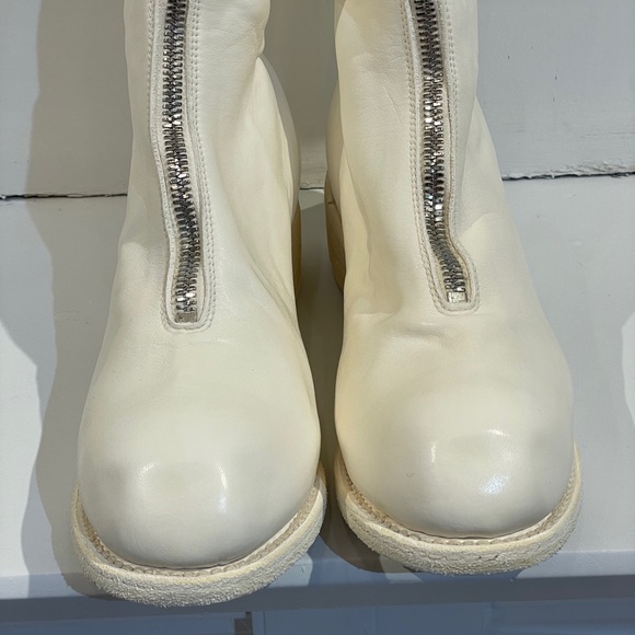 Guidi | Shoes | Guidi Pl3 Front Zip Boot In White | Poshmark